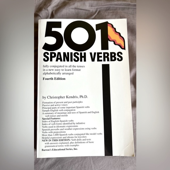 Barron’S | Other | 5 Spanish Verbs Book | Poshmark